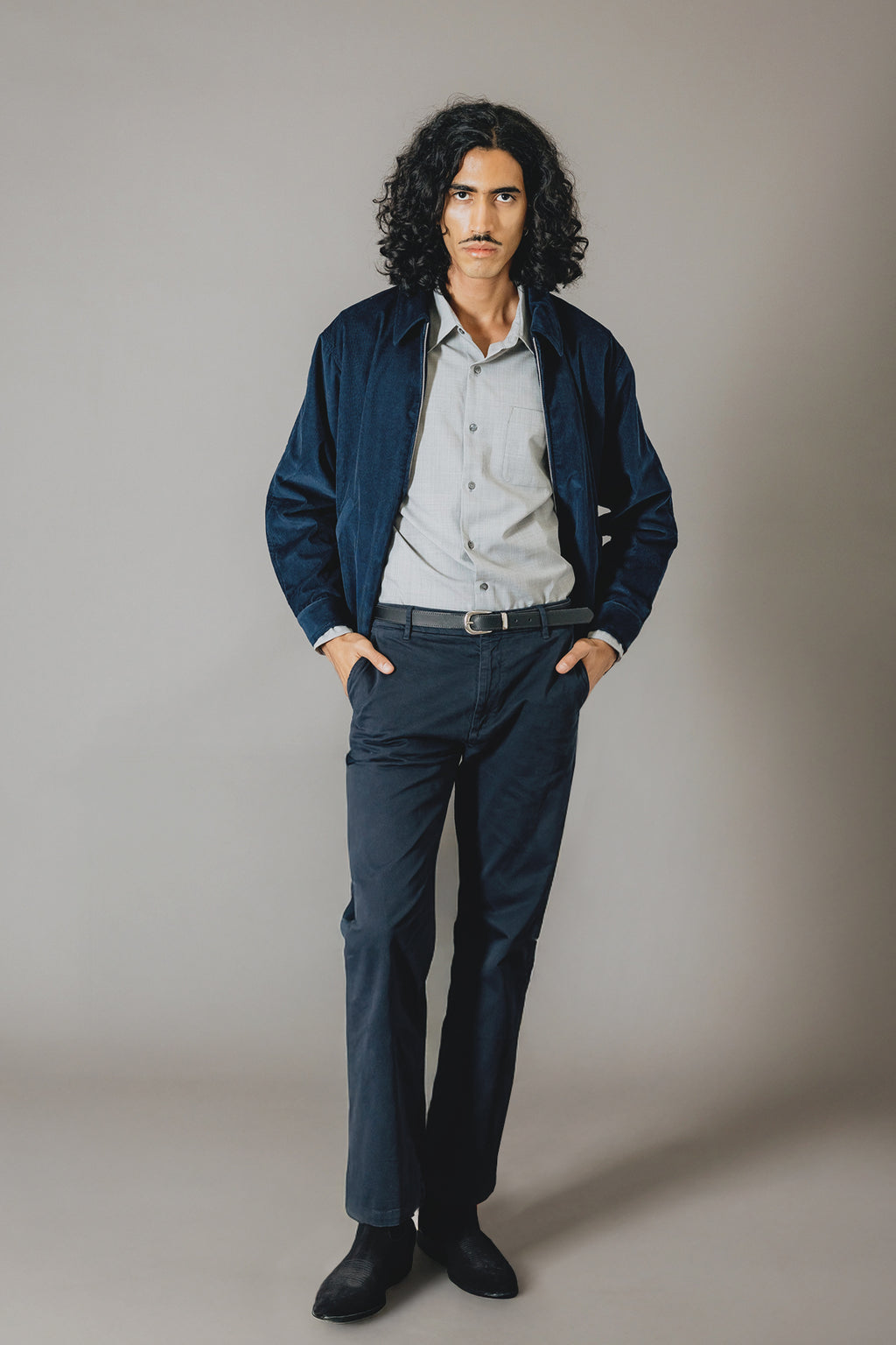 Guappo Heritage Navy Blue Chino Pants | Barbanera – BARBANERA
